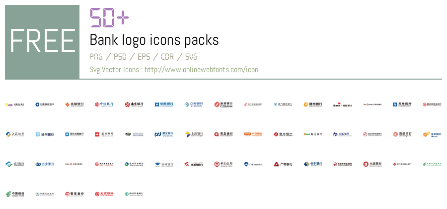 +50 Bank logo Svg Animations Packs Free Downloads - OnlineWebFonts.COM