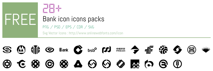 +28 Bank icon Svg Animations Packs Free Downloads - OnlineWebFonts.COM