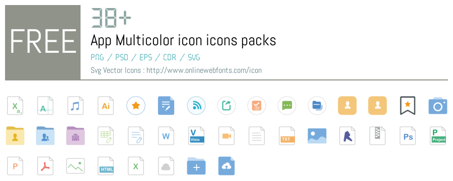 +38 App Multicolor icon Svg Animations Packs Free Downloads ...