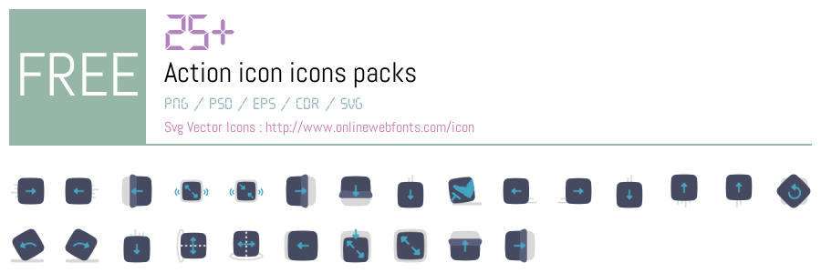 +25 Action icon Svg Animations Packs Free Downloads - OnlineWebFonts.COM