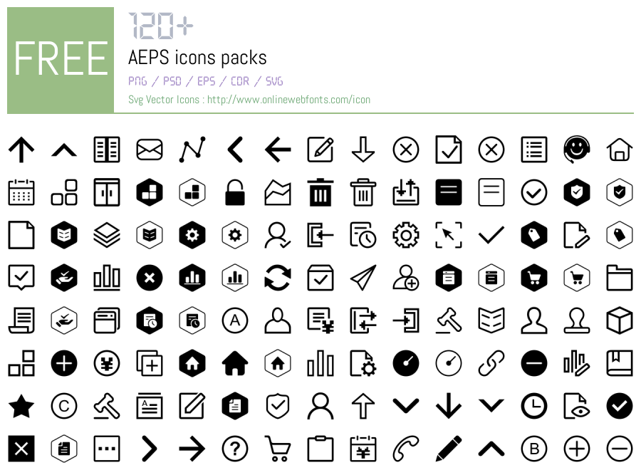 +120 AEPS Svg Animations Packs Free Downloads - OnlineWebFonts.COM