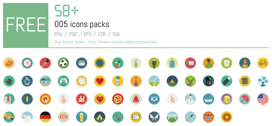 +58 005 Svg Animations Packs Free Downloads - OnlineWebFonts.COM