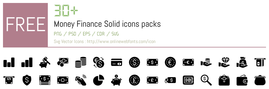 +30 Money Finance Solid Svg Animations Packs Free Downloads ...