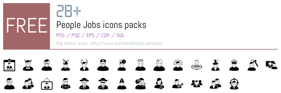 +28 People Jobs Svg Animations Packs Free Downloads - OnlineWebFonts.COM