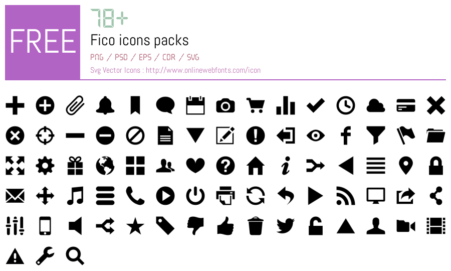 +78 Fico Svg Animations Packs Free Downloads - OnlineWebFonts.COM