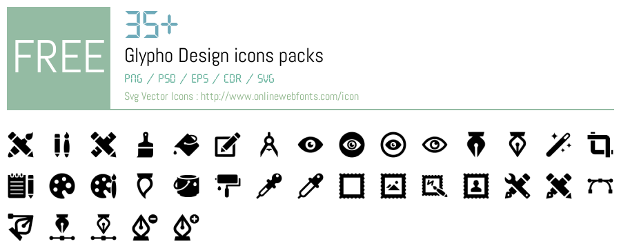 +35 Glypho Design Svg Animations Packs Free Downloads - OnlineWebFonts.COM