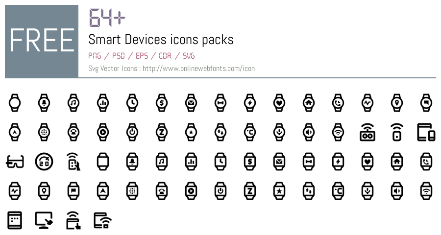 +64 Smart Devices Svg Animations Packs Free Downloads - OnlineWebFonts.COM