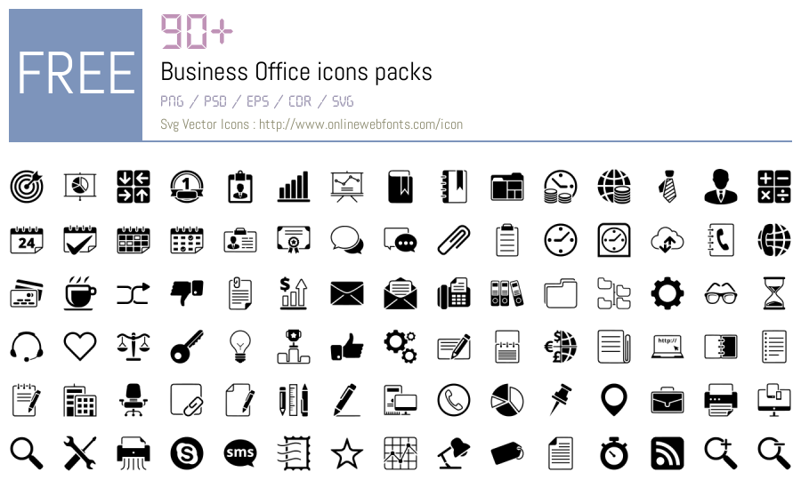 +90 Business Office Svg Animations Packs Free Downloads ...