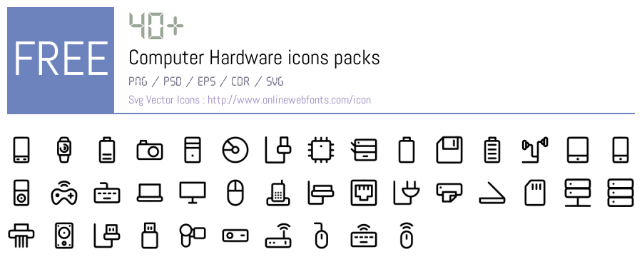 +40 Computer Hardware Svg Animations Packs Free Downloads ...