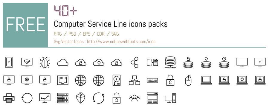 +40 Computer Service Line Svg Animations Packs Free Downloads ...