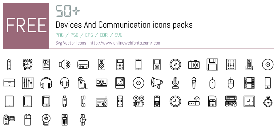 +50 Devices And Communication Svg Animations Packs Free Downloads ...