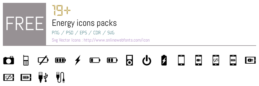 +19 Energy Svg Animations Packs Free Downloads - OnlineWebFonts.COM