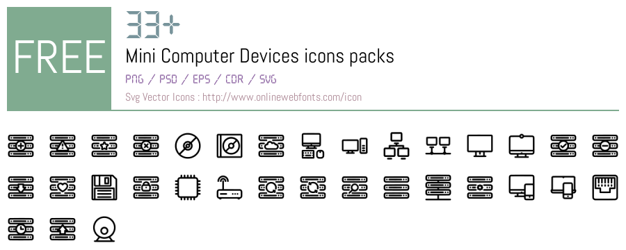 +33 Mini Computer Devices Svg Animations Packs Free Downloads ...