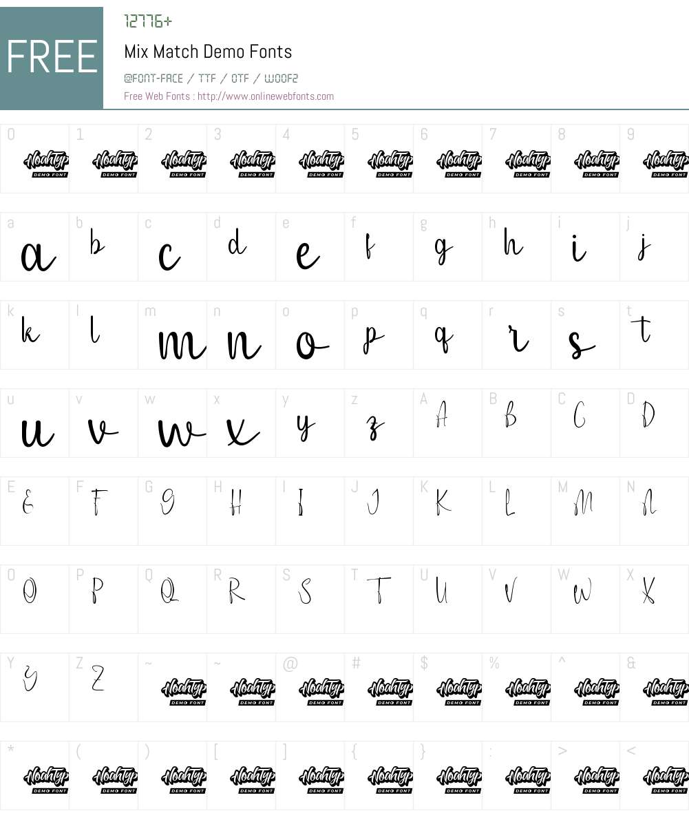Mix Match Demo 1.003;Fontself Maker 3.5.7 Fonts Free Download ...