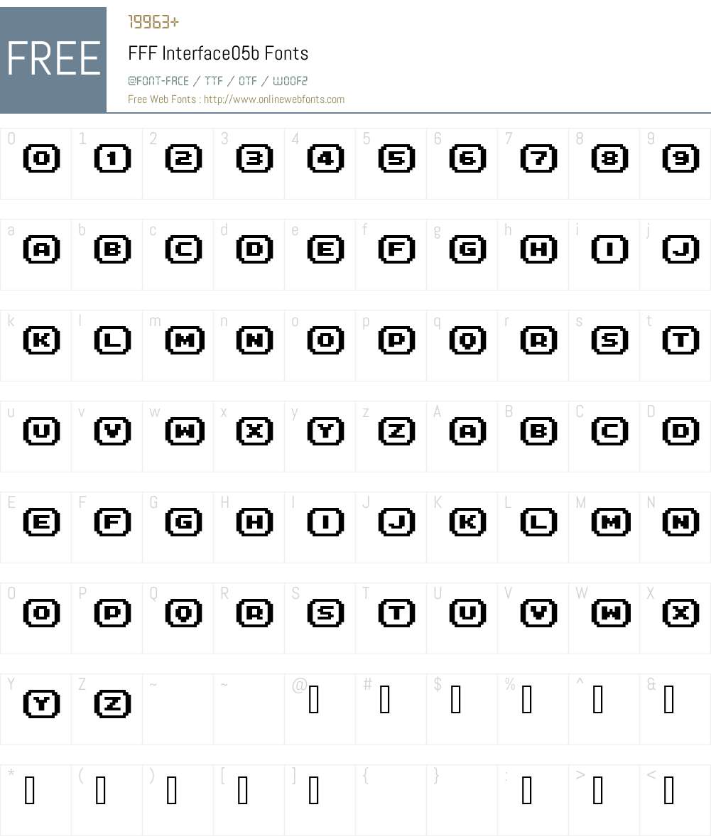 FFF Interface05b 1 Fonts Free Download - OnlineWebFonts.COM