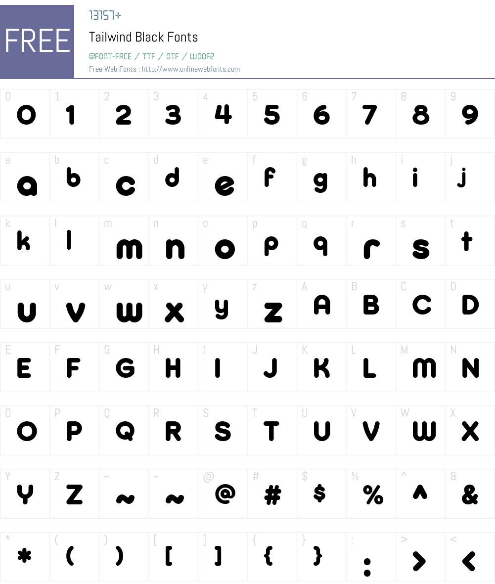 Tailwind Black 1.000;com.myfonts.easy.grype.tailwind.black.wfkit2 ...