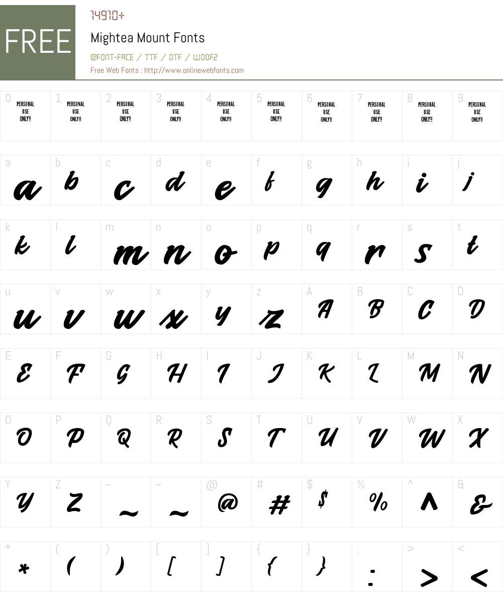 Mightea Mount 1.015;Fontself Maker 3.5.7 Fonts Free Download ...