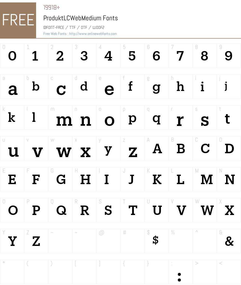 Produkt LC Web Medium 1.0 Fonts Free Download - OnlineWebFonts.COM