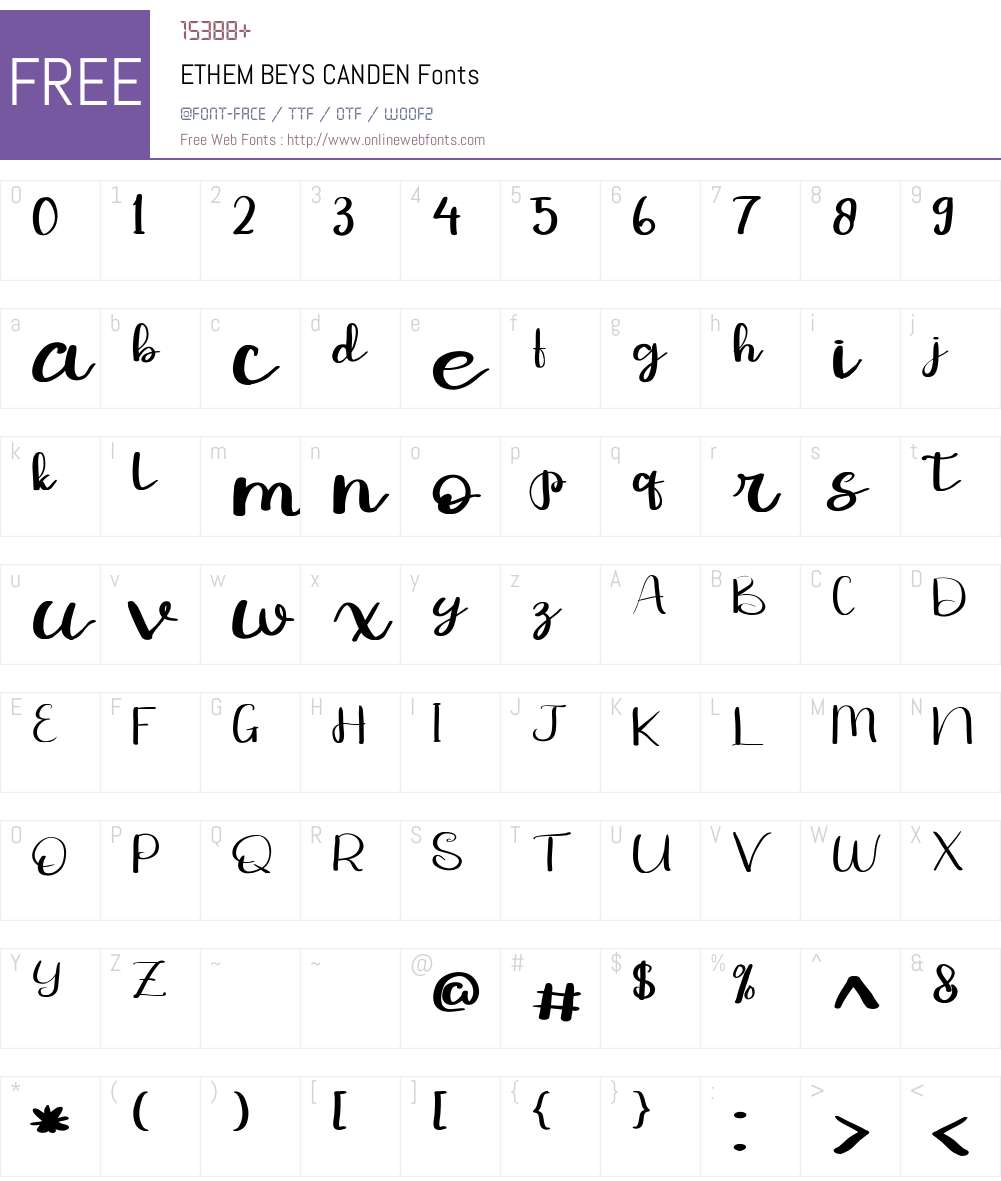 ETHEM BEYS 1.000 Fonts Free Download - OnlineWebFonts.COM