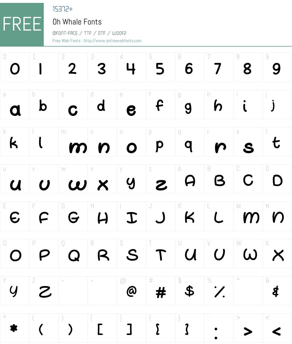 Oh Whale Fonts Free Download - OnlineWebFonts.COM