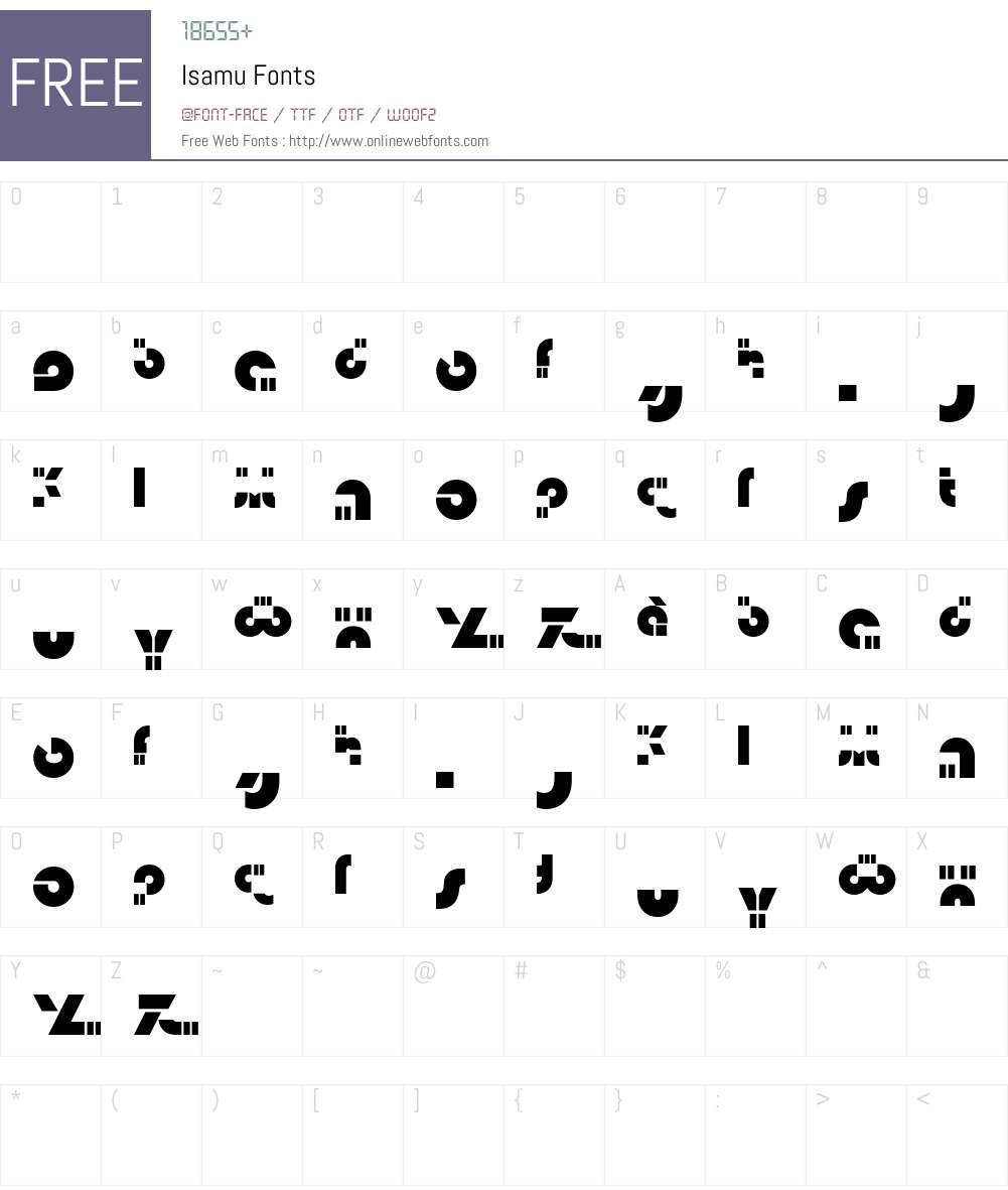 Isamu Macromedia Fontographer 4.1.5 2/18/02 Fonts Free Download ...