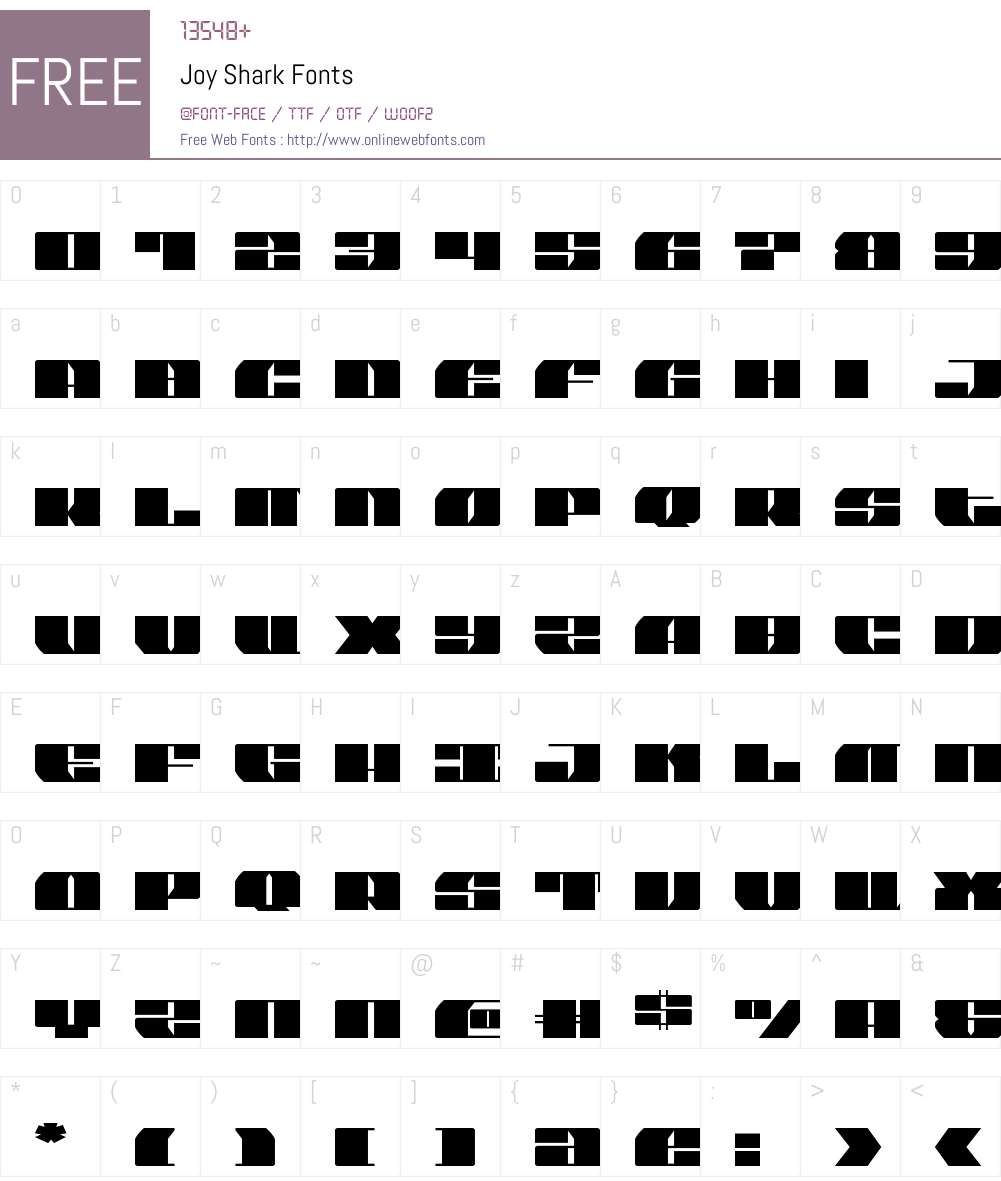 Joy Shark 1.0; 2018 Fonts Free Download - OnlineWebFonts.COM