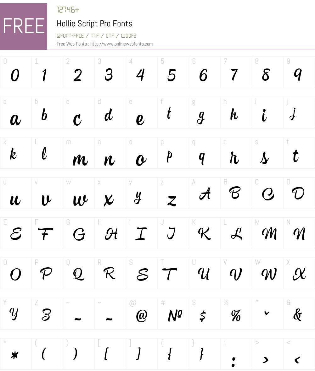 Hollie Script Pro 1.000;com.myfonts.easy.calderon-estudio-type-foundry.hollie-script-pro.regular ...