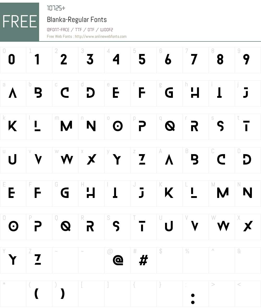 Blanka 1.000;PS 001.001;hotconv 1.0.56 Fonts Free Download ...