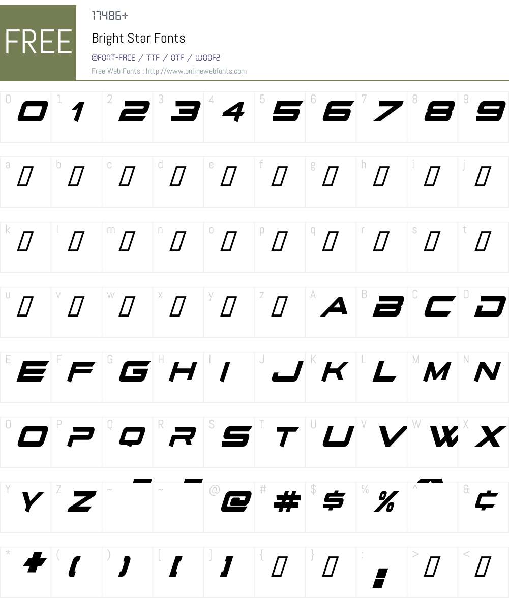 Bright Star Fonts Free Download - OnlineWebFonts.COM