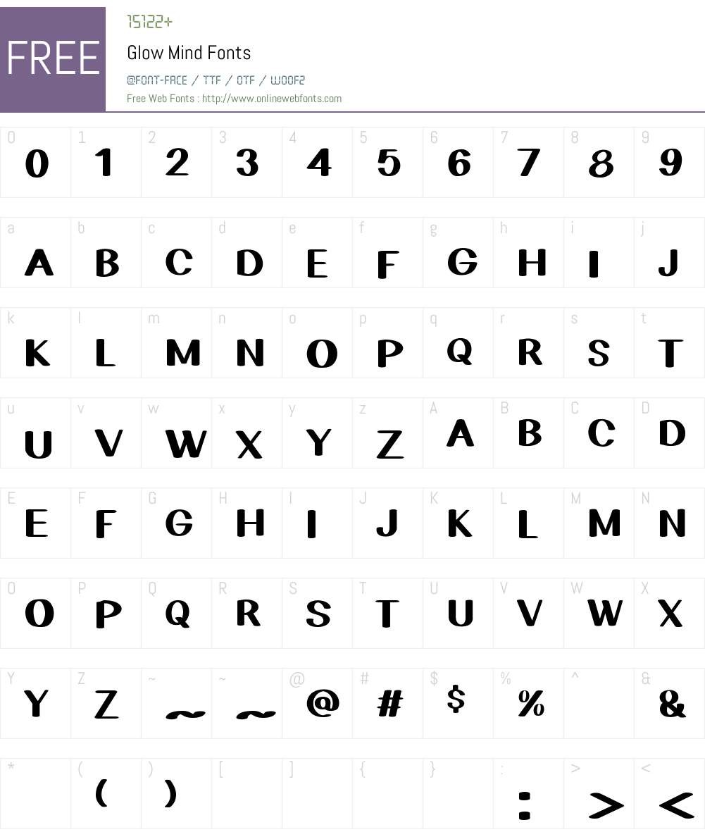 Glow Mind 1.001;Fontself iOS v1.5.1 Fonts Free Download ...