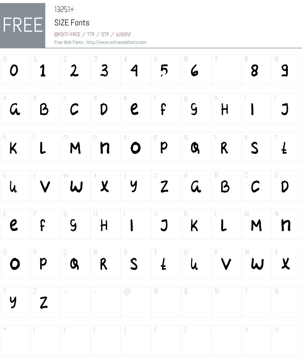 SIZE 1.00;August 7, 2020;FontCreator 11.5.0.2427 64-bit Fonts Free ...