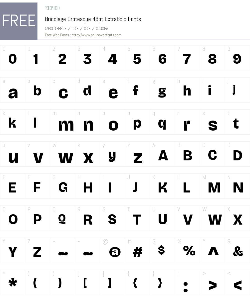 Bricolage Grotesque 48pt ExtraBold 1.000;gftools[0.9.29] Fonts Free ...