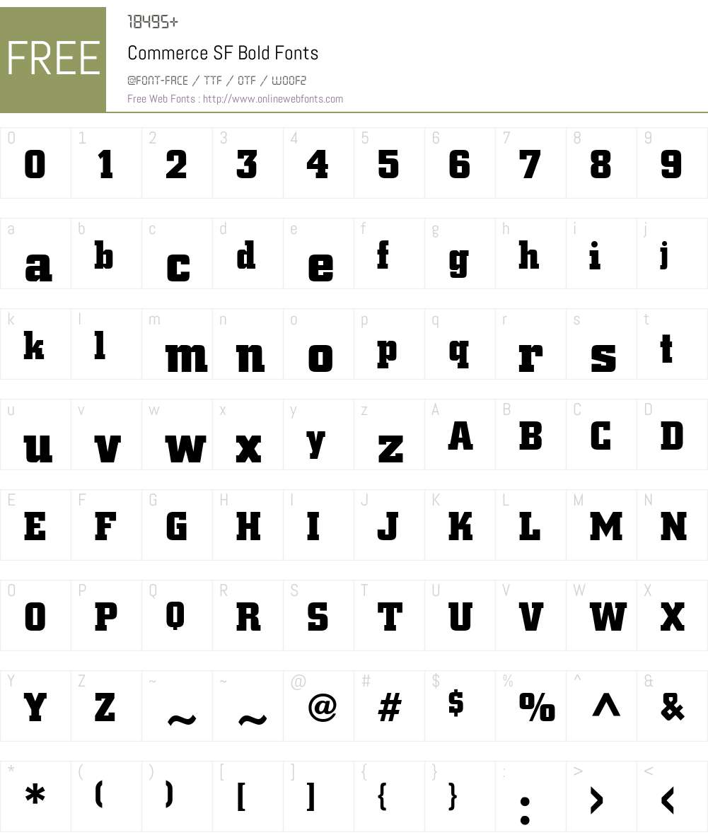 Commerce SF Bold Altsys Fontographer 3.5 5/5/92 Fonts Free Download ...