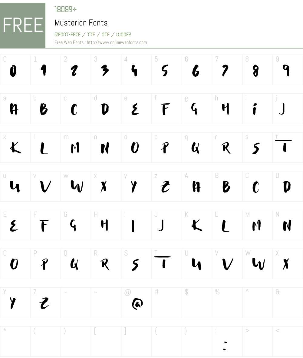 Musterion 1.002;Fontself Maker 2.0.3 Fonts Free Download ...