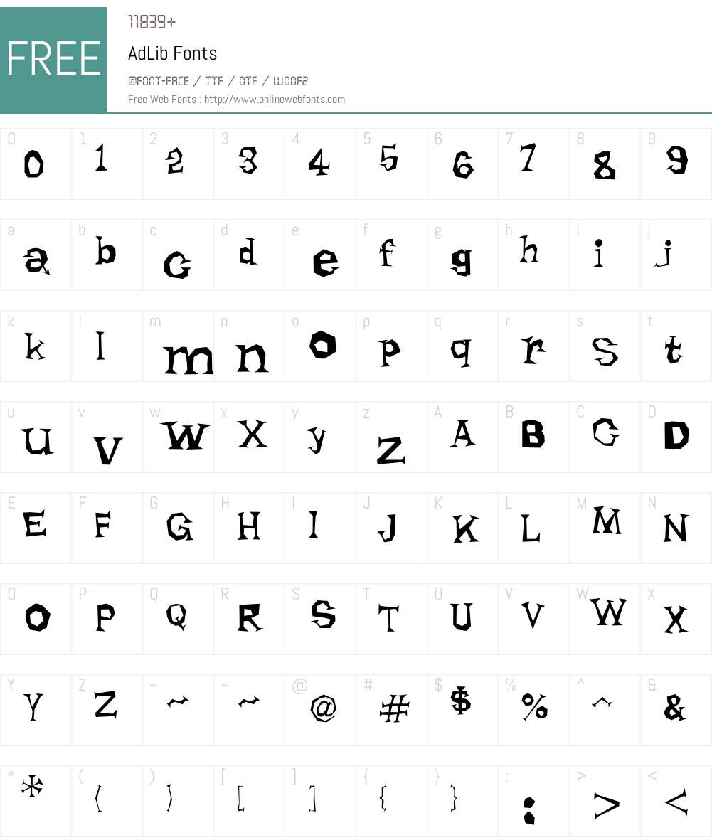AdLib V20 AdLib Fonts Free Download - OnlineWebFonts.COM