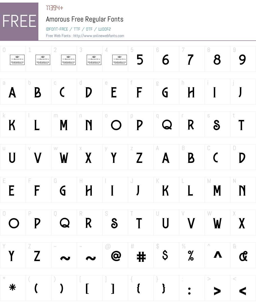 Amorous Free 1.003;Fontself Maker 3.5.8 Fonts Free Download ...