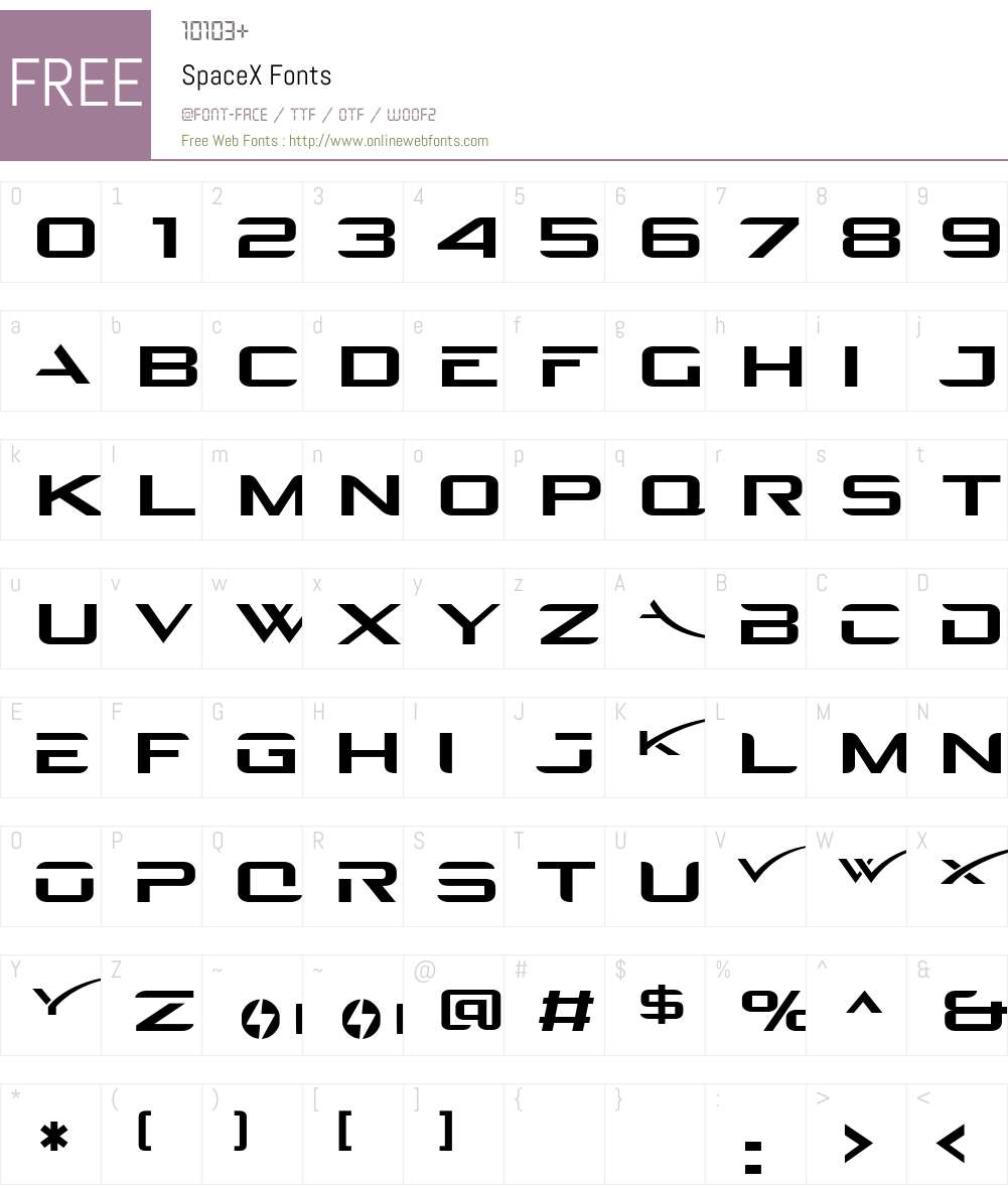 SpaceX 1.00;October 29, 2022;FontCreator 13.0.0.2683 64-bit Fonts Free ...