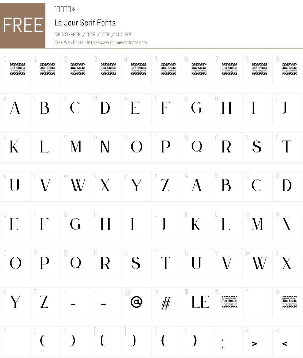 Le Jour Serif 1.00;September 1, 2020;FontCreator 12.0.0.2567 64-bit ...