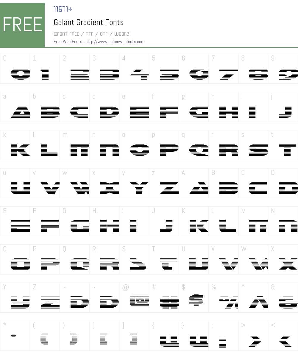 Galant Gradient 3.0; 2015 Fonts Free Download - OnlineWebFonts.COM