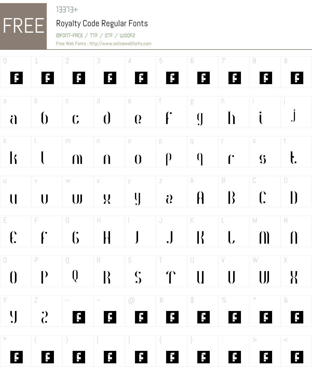 Royalty Code Regular 1.0 Fonts Free Download - OnlineWebFonts.COM