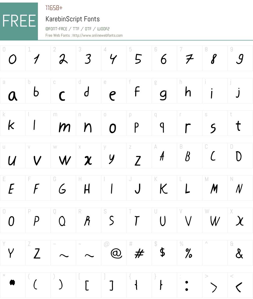 KarebinScript 0.001;November 9, 2021;FontCreator 14.0.0.2794 64-bit Fonts Free Download ...