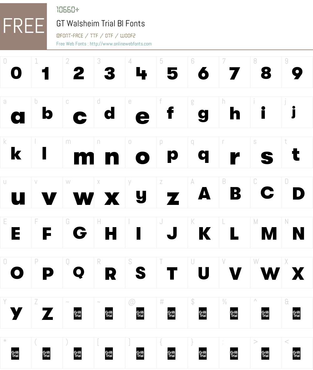 GT Walsheim Trial Bl 2.008 2020-10-21 Fonts Free Download ...
