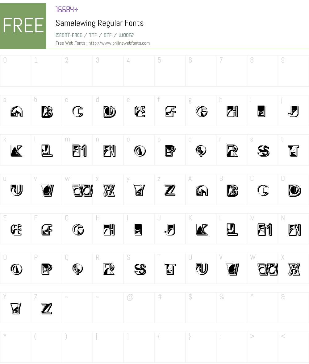 Samelewing Regular 1.000 Fonts Free Download - OnlineWebFonts.COM
