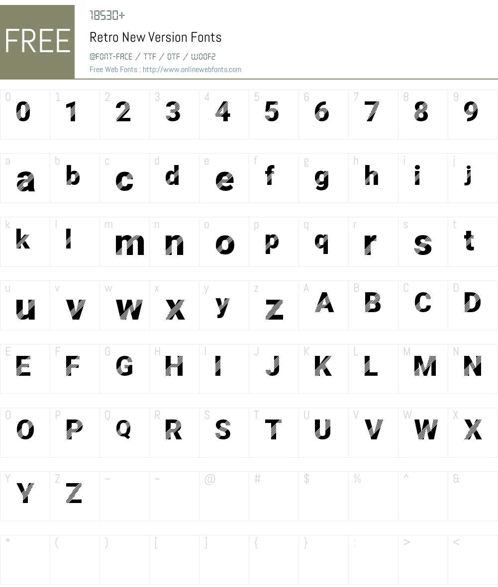 Retro New Version 1.001;Fontself Maker 1.1.1 Fonts Free Download ...