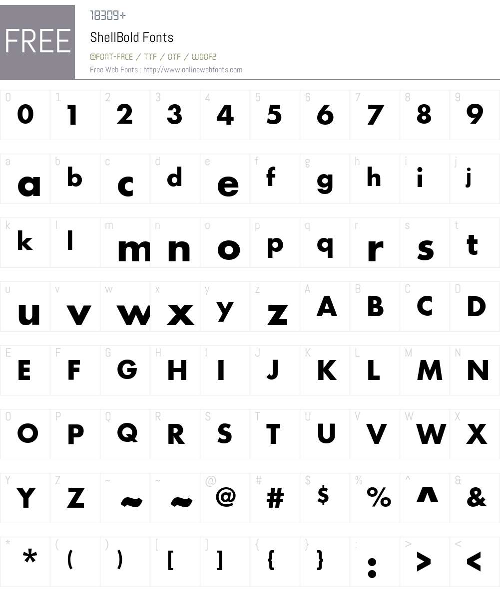 ShellBold 1.007 Fonts Free Download - OnlineWebFonts.COM