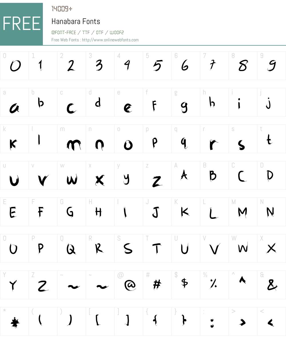 Hanabara 1.008;Fontself Maker 3.5.1 Fonts Free Download ...