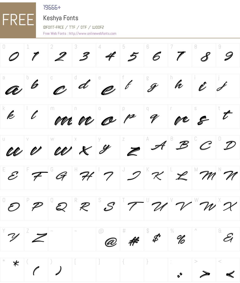 Keshya Fonts Free Download - OnlineWebFonts.COM