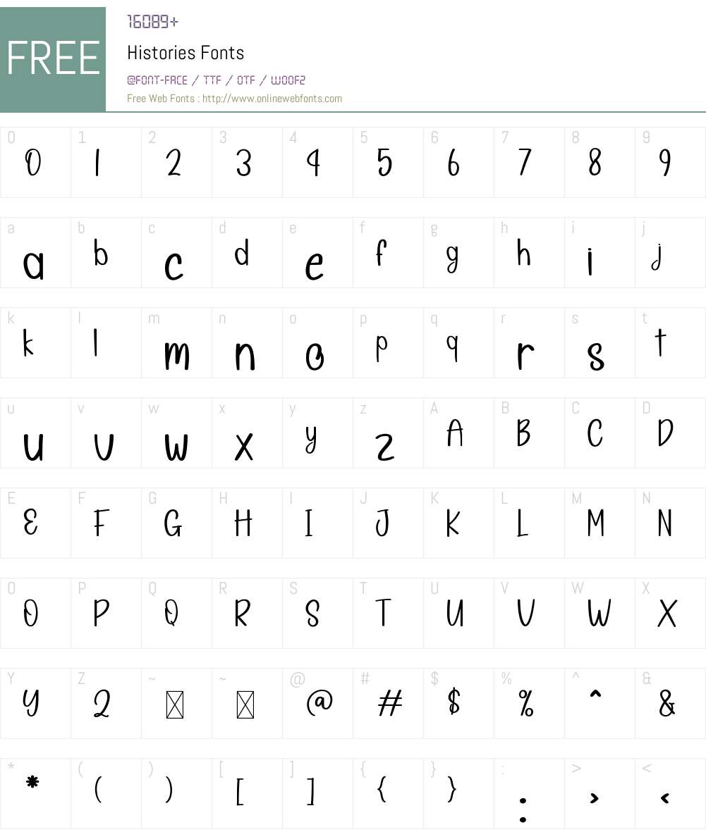 Histories 1.002;Fontself Maker 3.5.8 Fonts Free Download ...