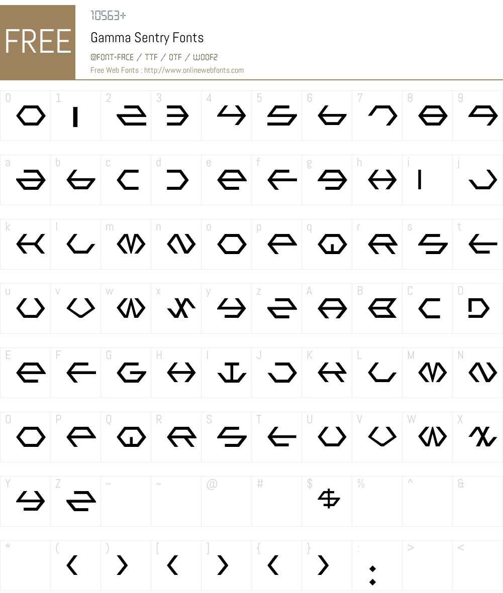 Gamma Sentry V2 1 Fonts Free Download - OnlineWebFonts.COM