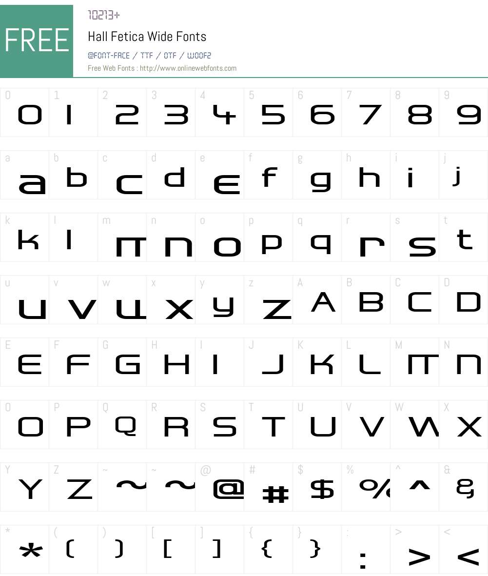 Hall Fetica Wide 1 Fonts Free Download - OnlineWebFonts.COM